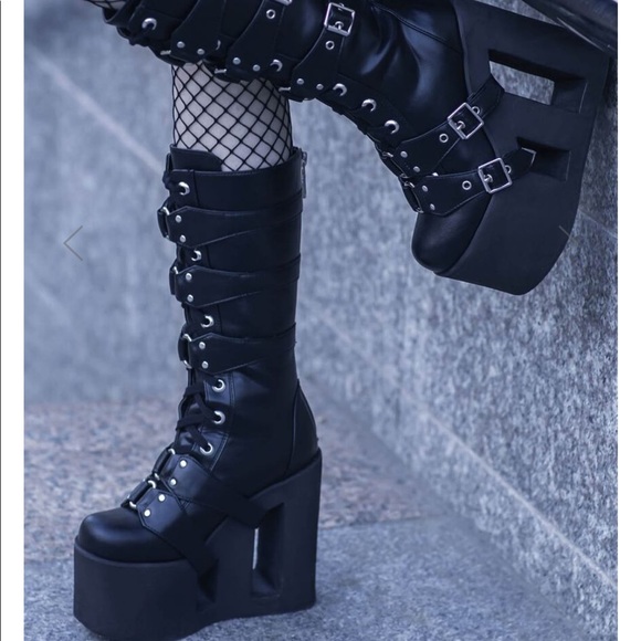 Killstar | Shoes | Iso Killstar Descending Platform Boots | Poshmark